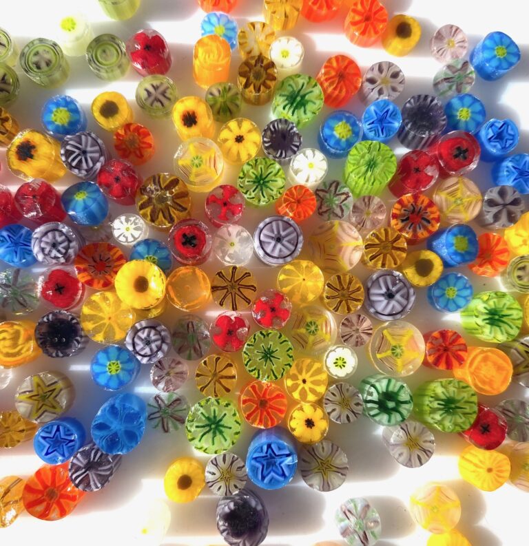 Murrine - Flowers - Mix - 96COE | Buy Online | Tabitha's Glass Emporium