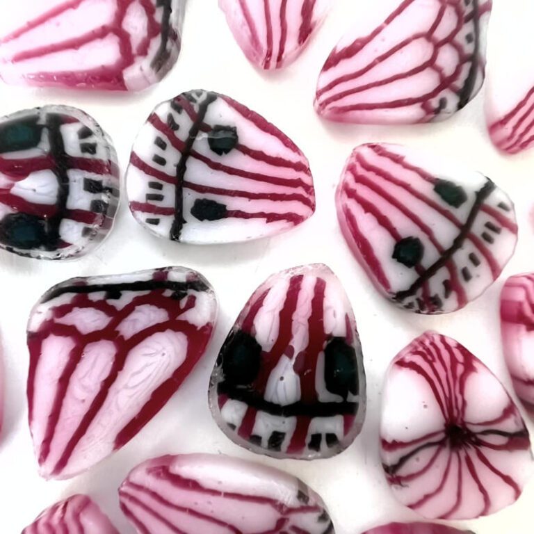 XL Murrine - Rose Butterfly - 90COE | Tabitha's Glass Emporium
