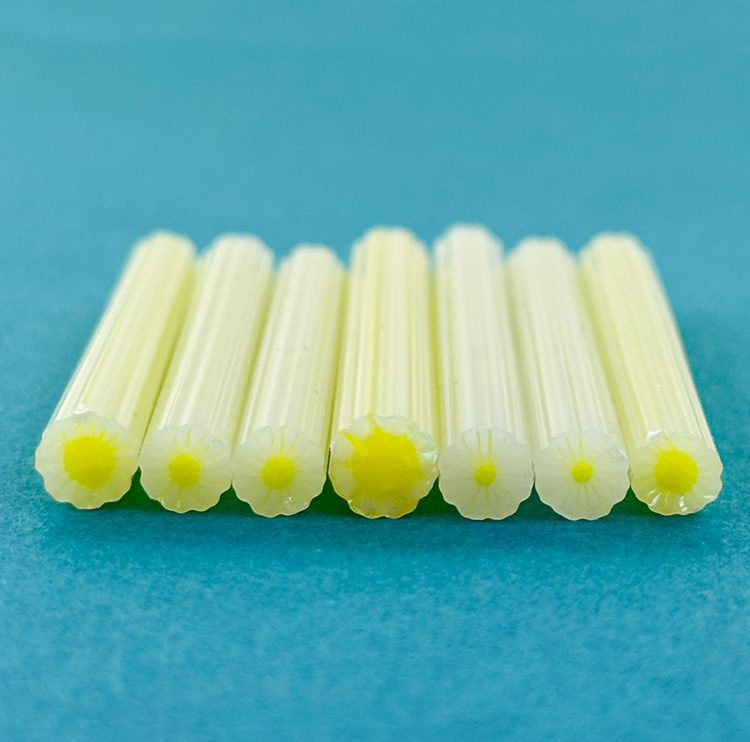 Murrine - Flower - Daisy - 96COE | Buy Online | Tabitha's Glass Emporium