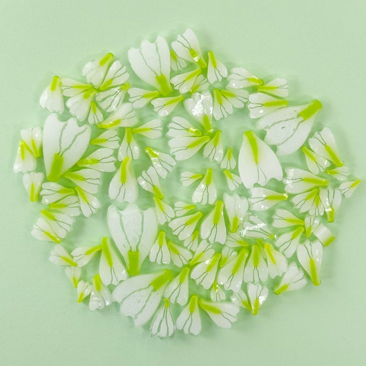 Murrine - Mixed Size - Snowdrop - 90COE | Tabitha's Glass Emporium